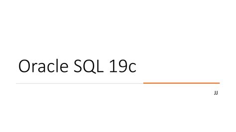 Oracle Sql 19c Agendapptx