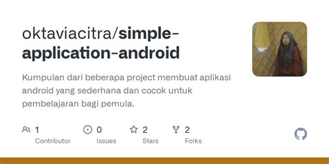 Github Oktaviacitrasimple Application Android Kumpulan Dari Beberapa Project Membuat