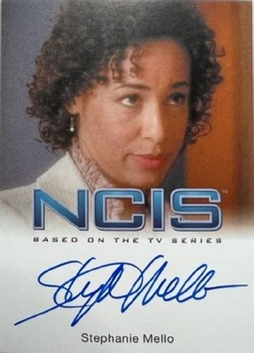 Stephanie Mello Ncis Autograph From 2023 Ncis Expansion Pack By