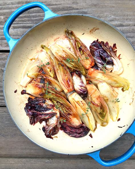 Balsamic Braised Chicories Tastefood