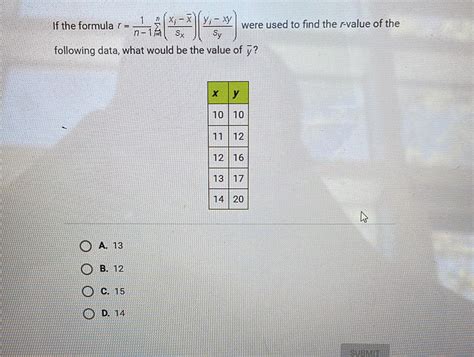 Solved If The Formula R 1n 1 Sumlimits R1nfrac Xi Overline Xs