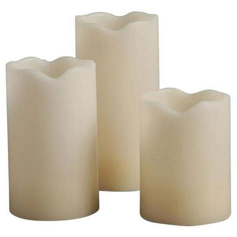 Everlasting Glow 9067845 Bisque Vanilla Scent Melted Edge Pillar