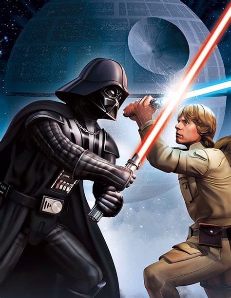 Luke And Vader Wallpaper Luke Vs Vader Wallpaper Star Wars Legends