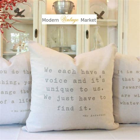Quote Pillow Etsy