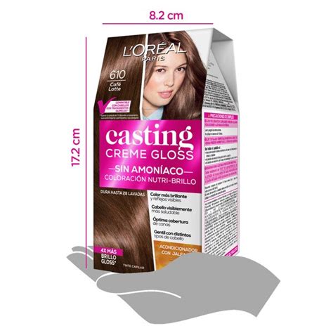 Tinte Color Casting Creme Gloss Cafe Latte 610 Caja 45 Gr