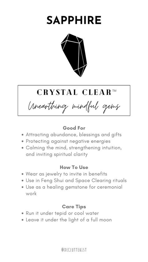 Crystal Clear Sapphire Sapphire Meaning Gemstone Healing Sapphire