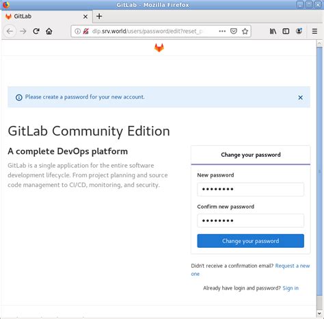 CentOS GitLab Install Server World