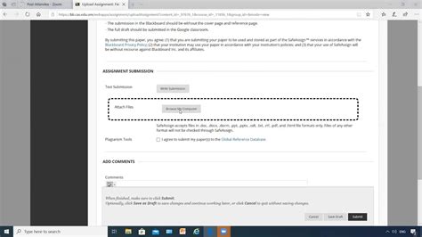 Blackboard How To Resbumit An Assignment