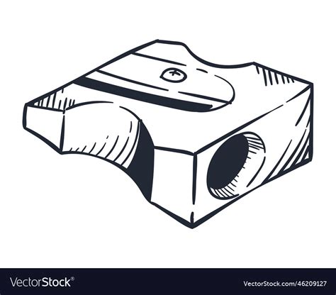 Sharpener School Supply Royalty Free Vector Image