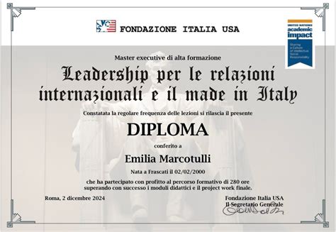 Emilia Marcotulli On Linkedin I Am Thrilled To Announce The Completion Of The Executive Master