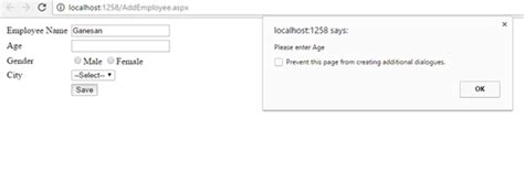 JQuery Validation In Asp Net Web Application Maria Academy