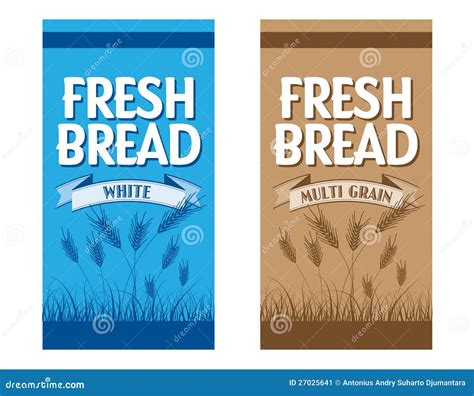 Bread Packaging Stock Vector Illustration Of Food Organic 27025641