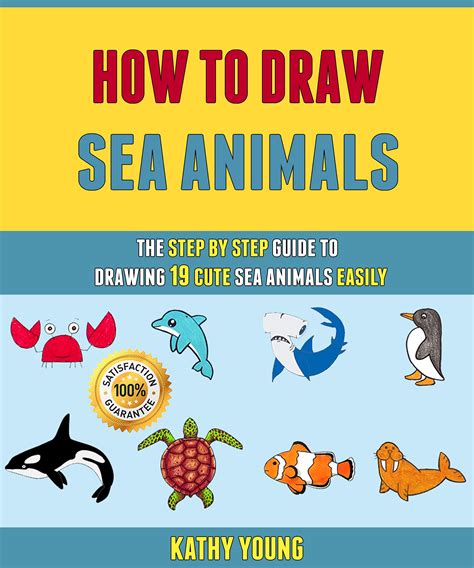 How To Draw Sea Animals Draw So Cute At Elijah Gannon Blog