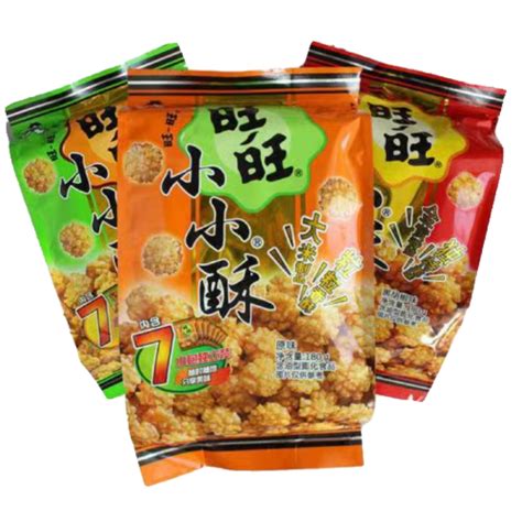旺旺旺仔小小酥180g原味黑胡椒味葱香鸡肉味膨化居家办公休闲食品 混合口味需备注2袋【图片 价格 品牌 报价】 京东
