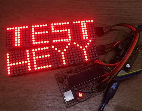 Led Display Circuit Using Microcontroller Construction A And Circuit