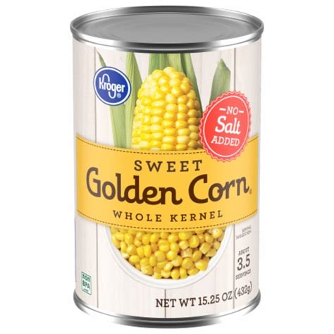 Kroger® No Salt Added Sweet Golden Whole Kernel Corn 1525 Oz Frys