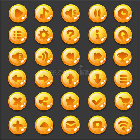 webvector set of buttons stock vector illustration of beads 82812836