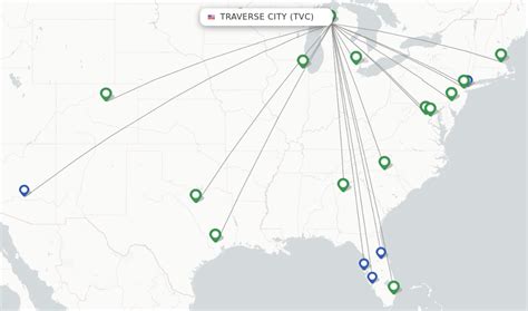 Direct Non Stop Flights From Traverse City Cherry Capital Airport