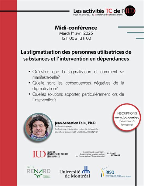 La Stigmatisation Des Personnes Utilisatrices De Substances Et L