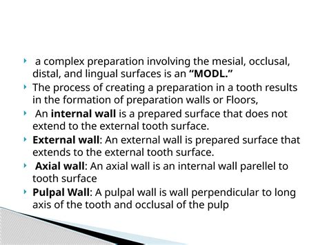 Fundatinmentals Of Cavity Preparation Pptx