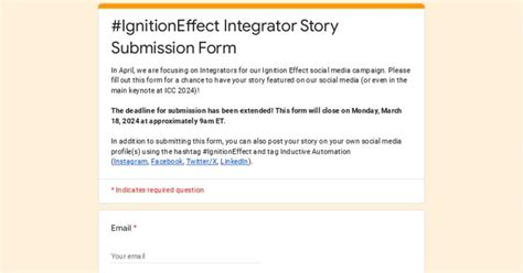 Inductive Automation On Linkedin Ignitioneffect Integrator Story Submission Form
