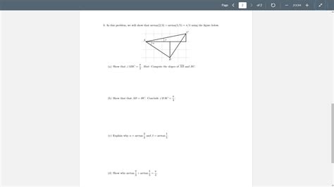 Solved In This Problem We Will Show That Arctan23