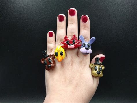 Made To Order Five Nights At Freddys Rings Set 1 Etsy