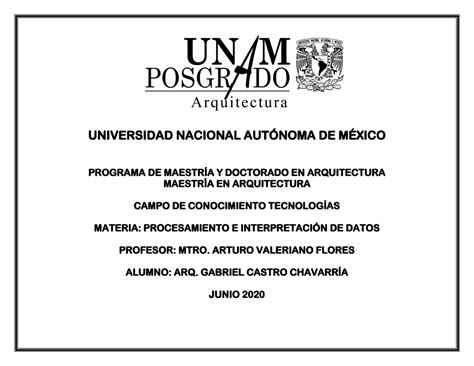 Procesamiento E Interpretación De Datos Manejo De Datos Warning Tt