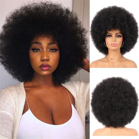 Gandt Wig 70s Afro Curly Wigs For Black Women Glueless Wear