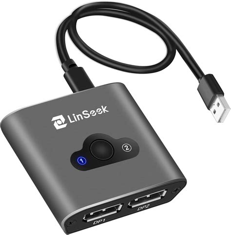 8k Bi Directional Displayport Switch Dp 4k144hz 2in1out