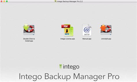 Intego Backup Manager Pro 2 User Manual Intego Support