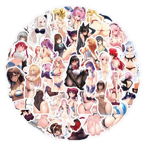 Zestaw Naklejek Anime Hentai Mix Sztuk Za Pln Z Pozna Allegro