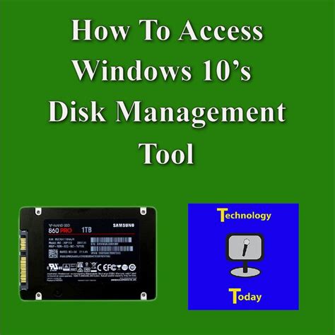 Ep 32 Tech News How To Access Windows 10 S Disk Management Tool In The Windows 10 Operating