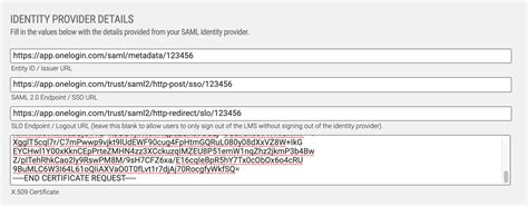 integrating onelogin sso with axis lms