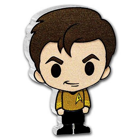 Buy 2021 Niue 1 Oz Silver Chibi Coin Star Trek Captain Kirk Apmex