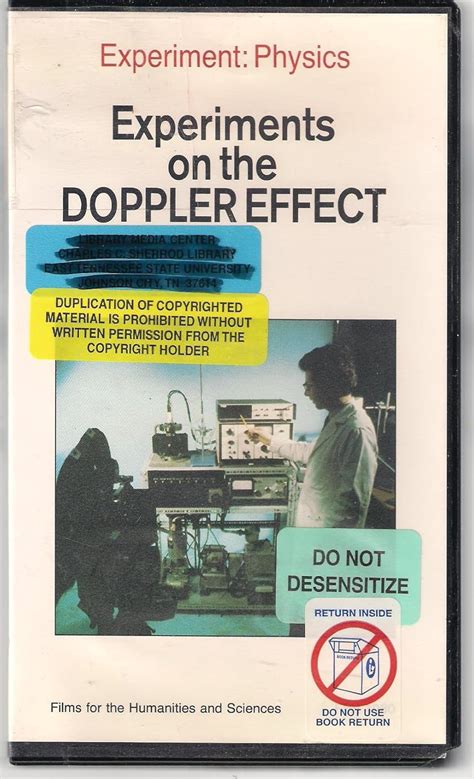 Experiments On The Doppler Effect Experiment Physics Movies And Tv