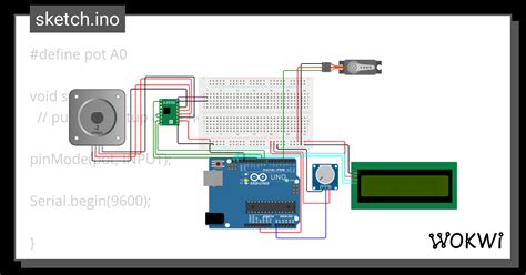 Potentiometer Measurement Wokwi Esp32 Stm32 Arduino Simulator