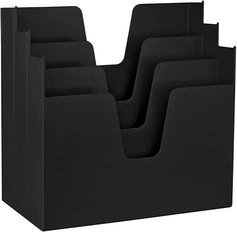 JGZ Horizontal Triple File Folder Incline Desktop Organizer Hanging File Box Letter Size Wayfair