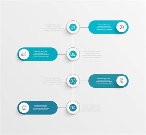Premium Vector Infographic Template With 4 Options