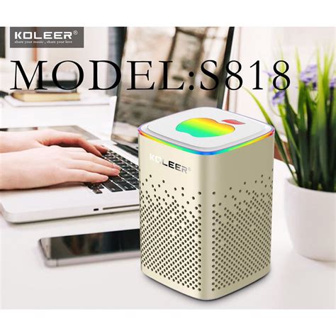 ลำโพงบลูทูธสุดคุ้มเบสหนัก เสียงนักร้องใส koleer s818 (ส่งเร็วจาก กทม ...