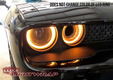 2015 Challenger Kit De Tinte De Faros Delanteros — Luxe Auto Concepts