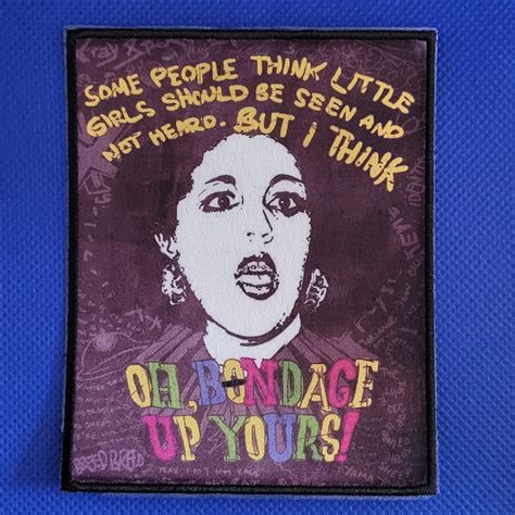 X Ray Spex Oh Bondage Up Yours Patch Punk Rock Shop