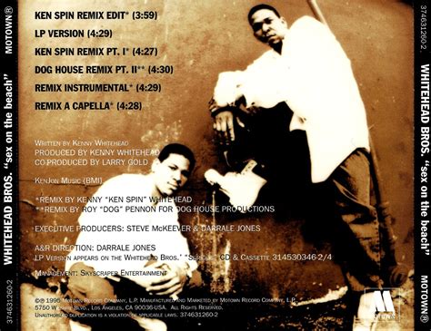 Highest Level Of Music Whitehead Bros Sex On The Beach Promo Cdm 1995