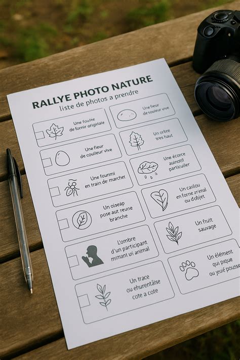 Rallye Photo Nature Comment Créer Un Jeu Photo En Extérieur