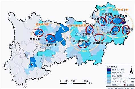 长江经济带3大城市群排名，长三角第一，长江中游和成渝谁是第二？发展