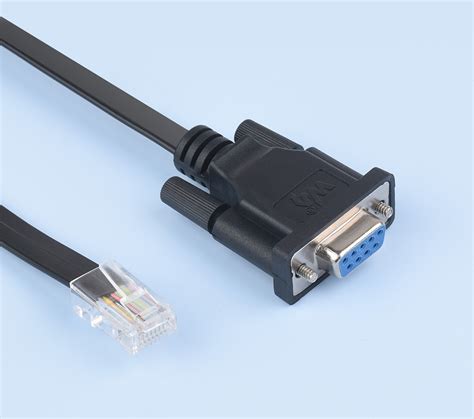 Rs232 To Rj45 Console Cable Rs232 Db9 Female Port To Rj45 Console Male