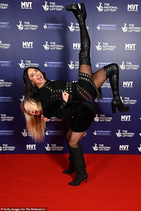 Strictlys Katya Jones Shows Off Figure In Minidress And Racy Boots At
