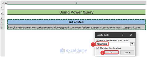 How To Paste A List Of Emails Into Excel 2 Easy Ways