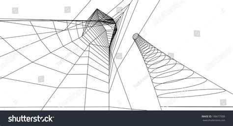 Vector Building Background Stock Vector Royalty Free 196677008