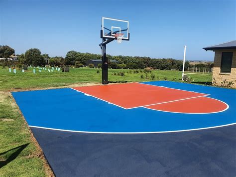 Back Yard Basketball Court Backyard Basketball Courts
